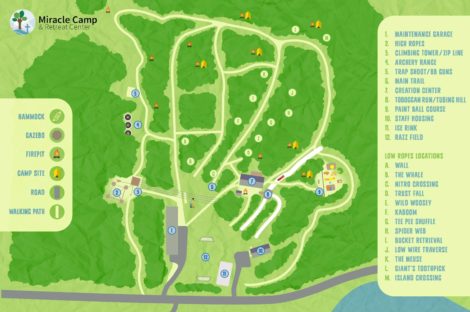 Camp Map – Miracle Camp and Retreat Center